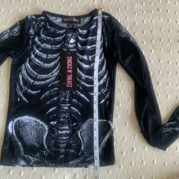 Dolls Kill | Tops | Dolls Kill Skeleton See Through Shirt Trickz N ...